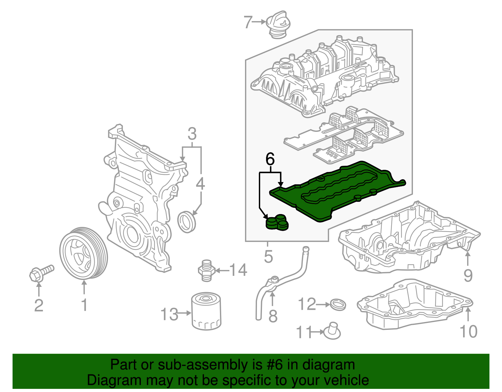 2016-2025 GM Cylinder Head Gasket Kit 12709179 GM | GMPartsDirect.com