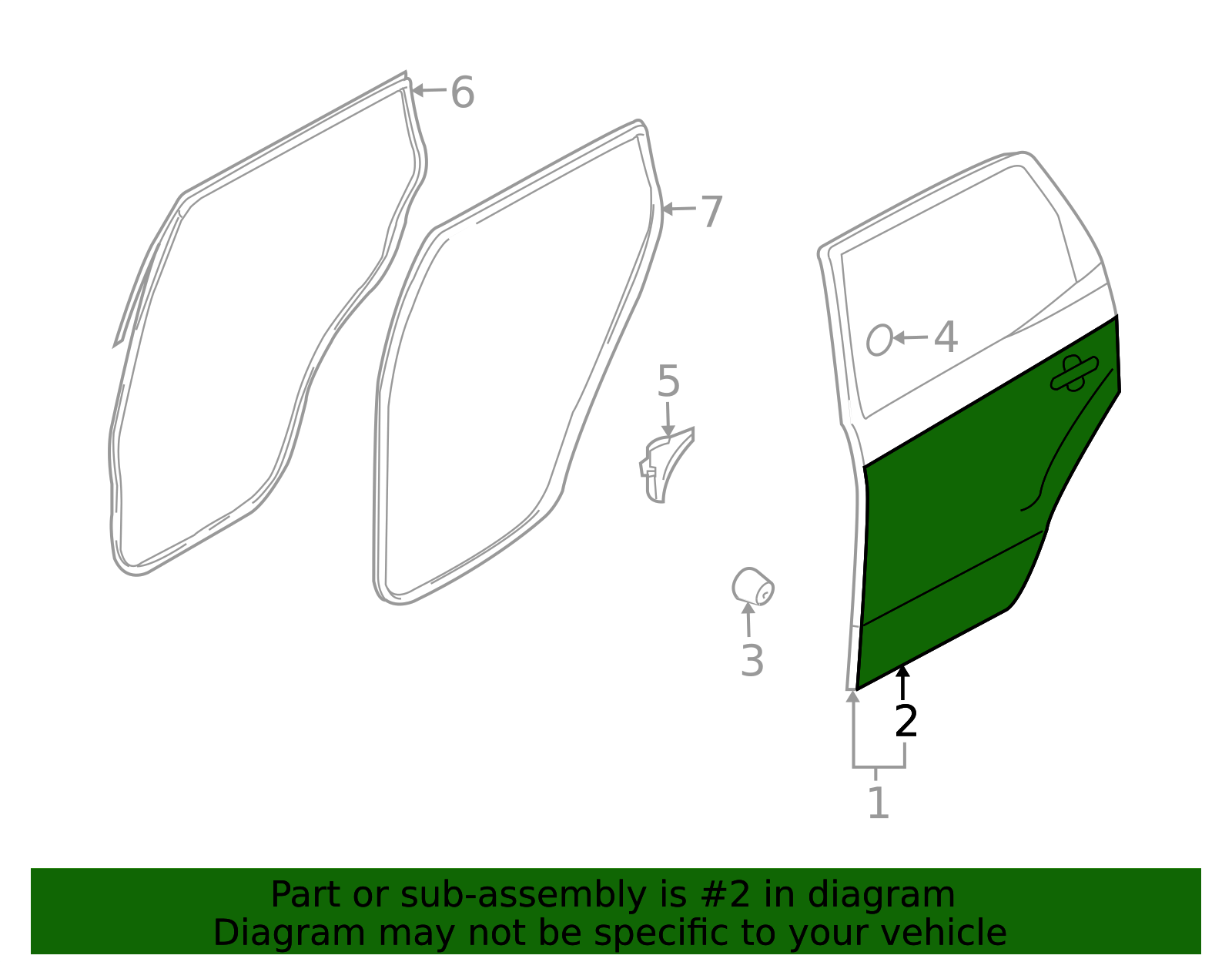 2010-2015 Hyundai Tucson Outer Panel 77111-2S020 | QuirkParts
