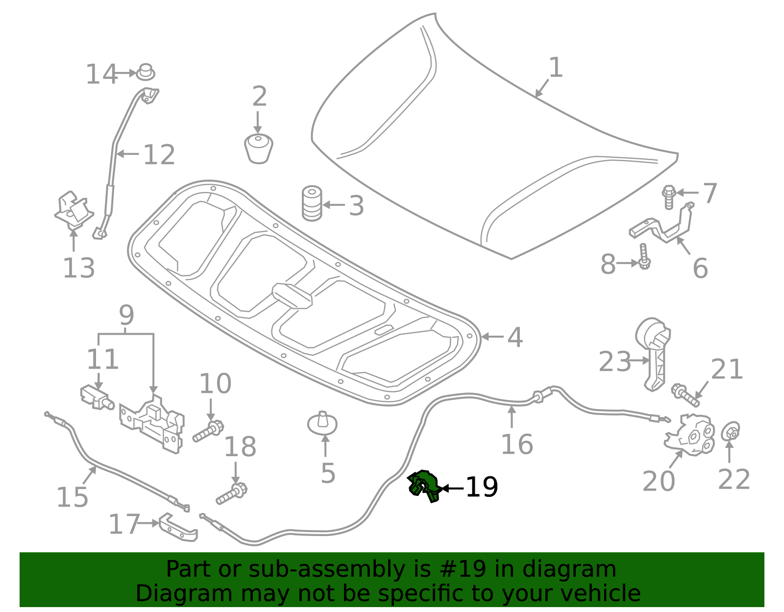 81199-33000 - Release Cable Clip | Kia.Parts Store