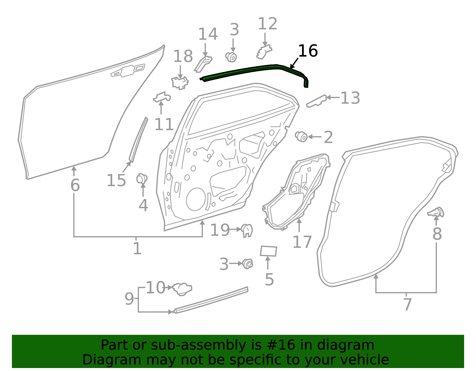 2018 Toyota Camry Black Out Tape 75987-06180 | Toyota Parts Center