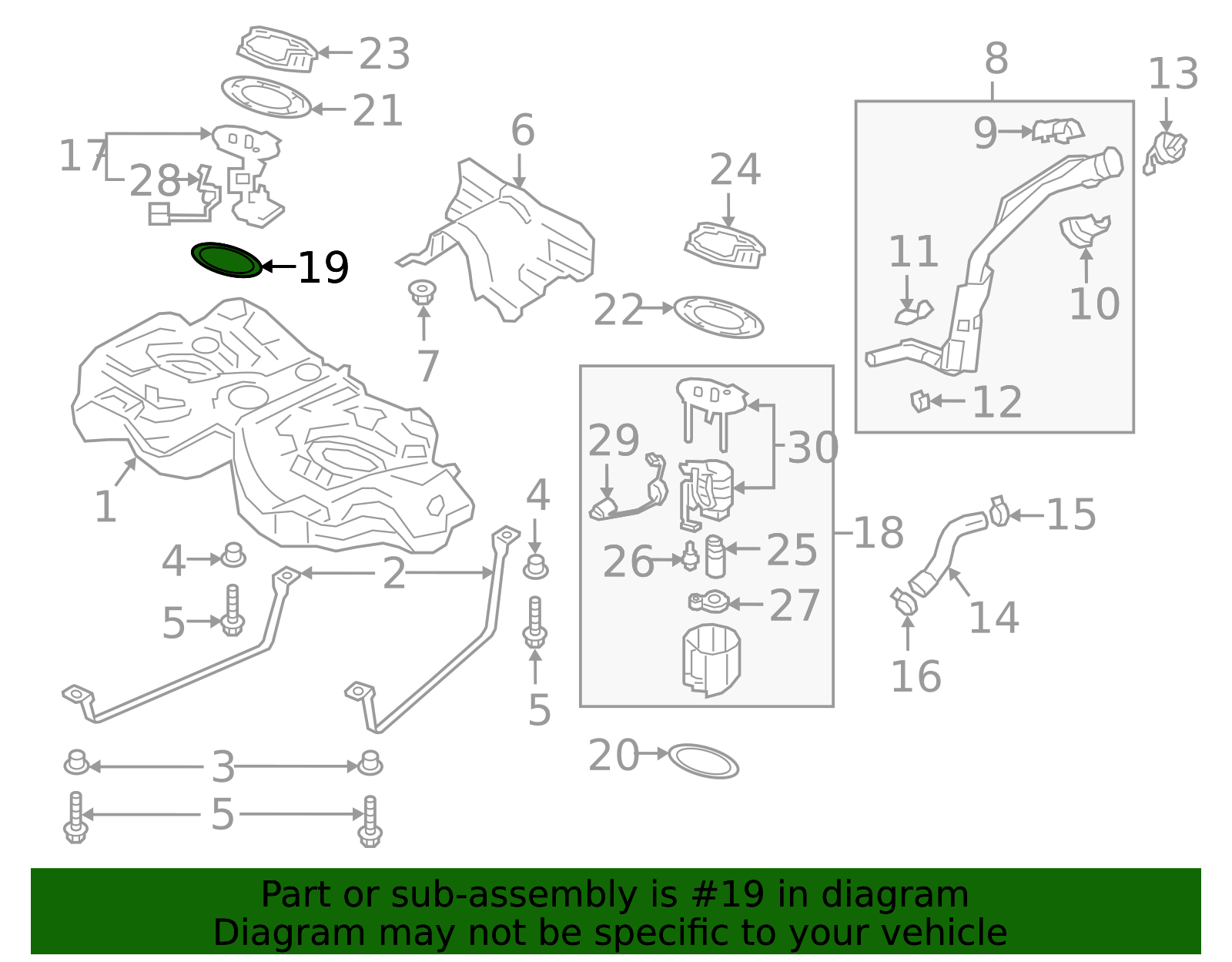 2019-2025 Mazda 3 Fuel Pump Assembly O-Ring BEEV-42-165 | Mazda Parts Deals