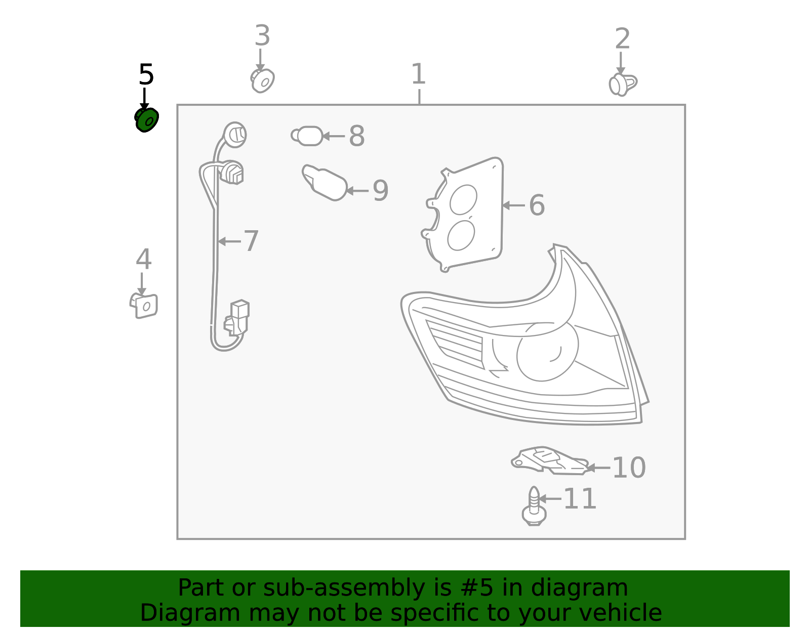 90178-A0005 - Backup Lamp Assembly Nut - 1988-2020 Toyota | Nucar ...