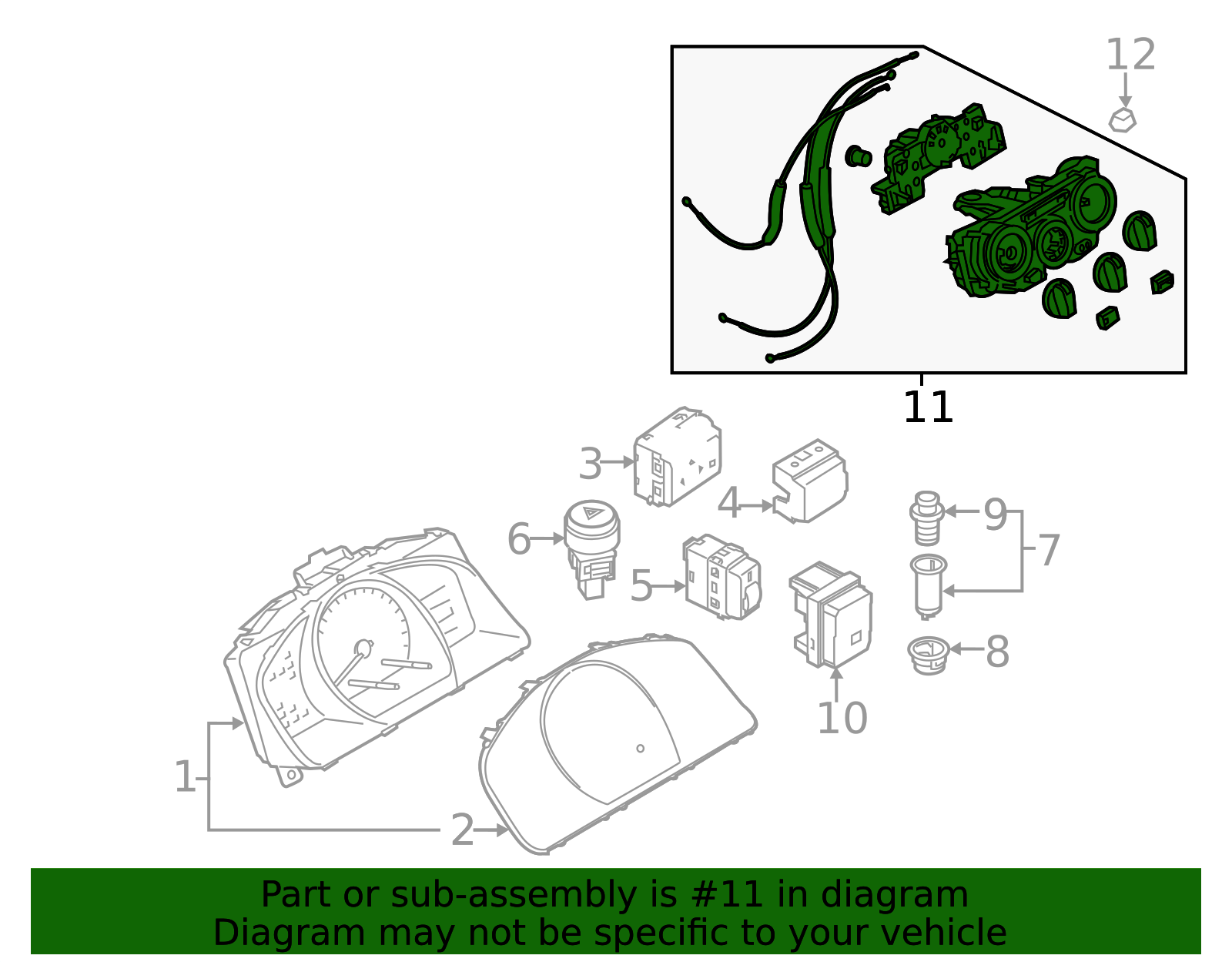 27510-3LM3A - Dash Control Unit - 2013-2020 Nissan NV200 | Conicelli Nissan