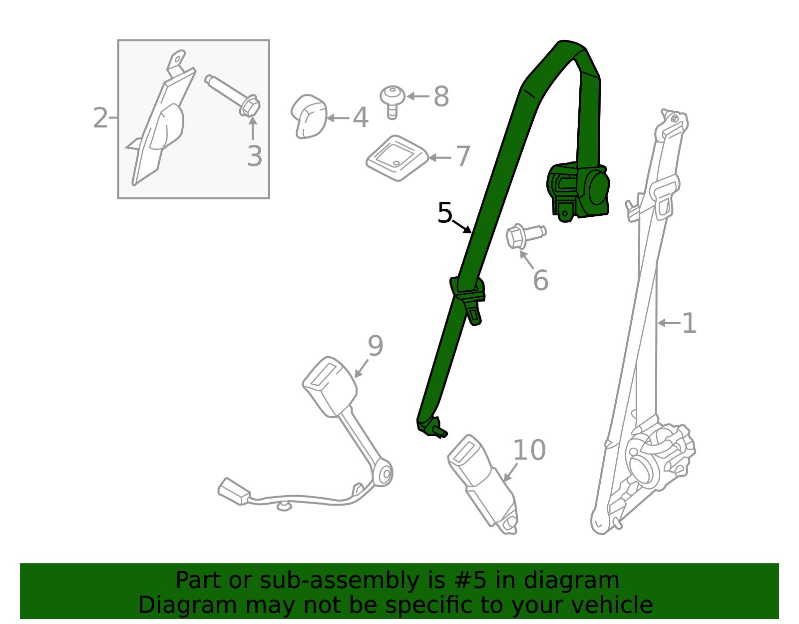 Seat Belt - OEM Safety You Can Count On | AutoNation Parts