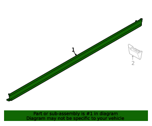 2021-2023 Hyundai Santa Fe Rocker Molding 87751-S1000-CA | OEM Parts Online