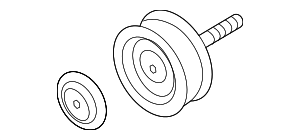 2014-2018 Porsche Idler Pulley 958-145-279-01 | OEM Parts Online