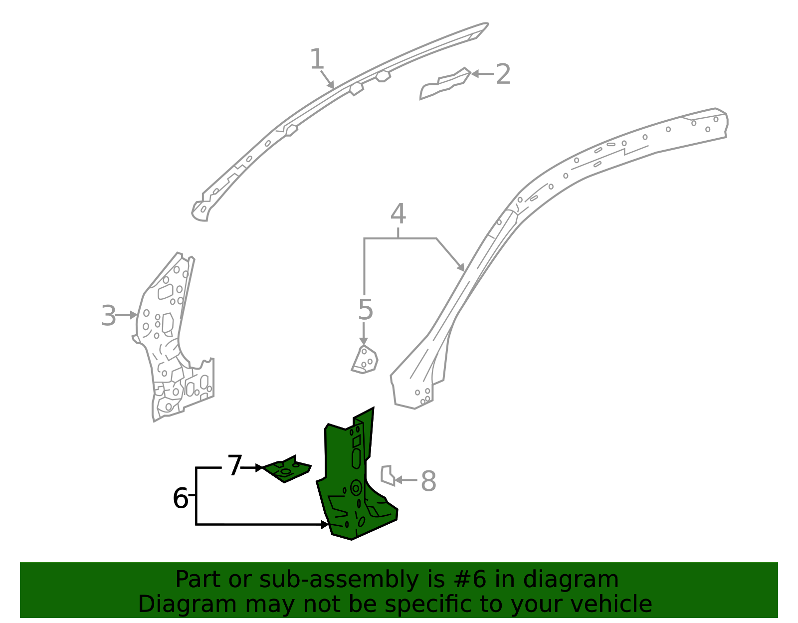 63530-TVA-305ZZ - High-Quality Body A-Pillar Reinforcement for 2018 ...