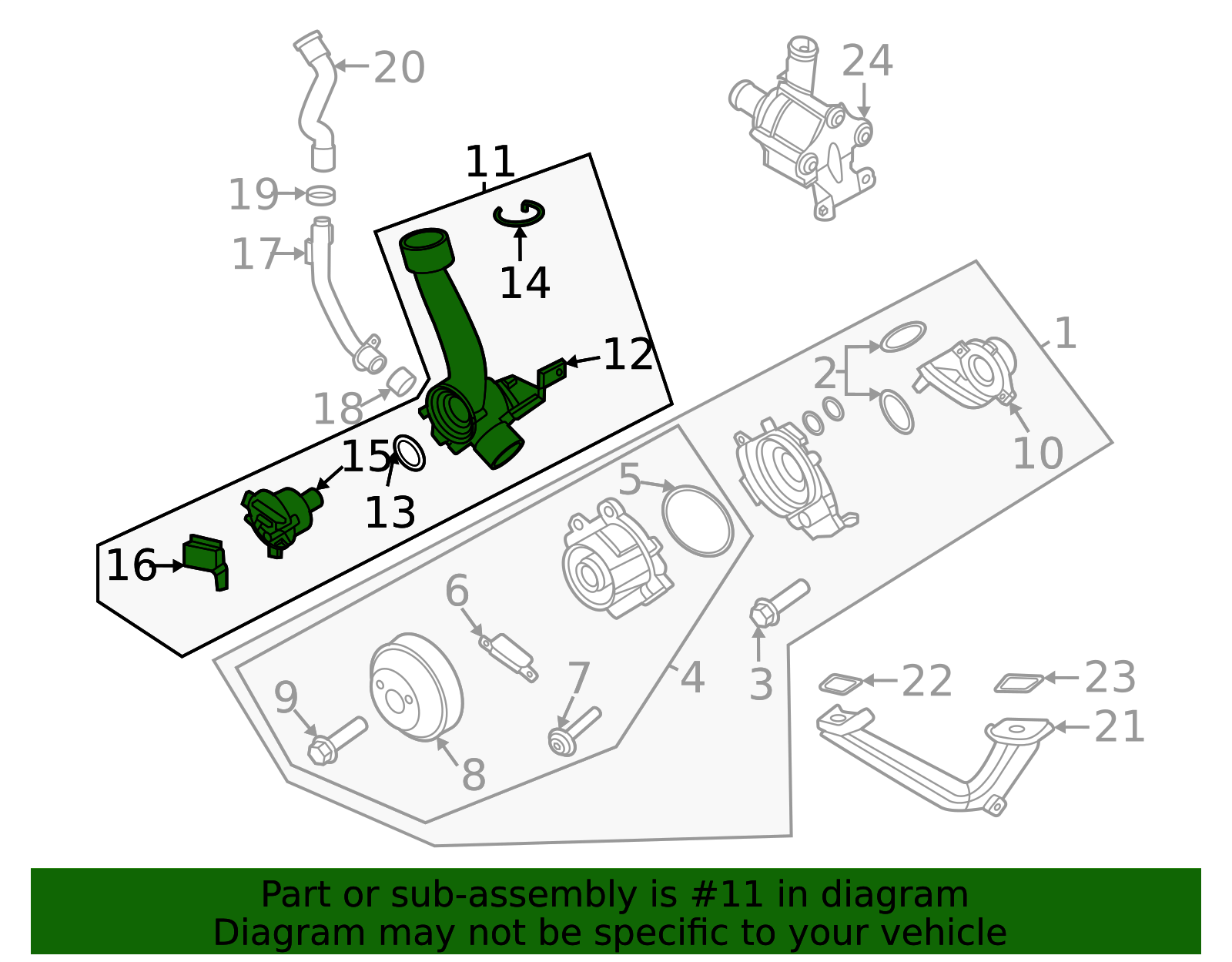 2011-2025 Porsche 911 Thermostat Housing 0PB-121-115-A | Parts