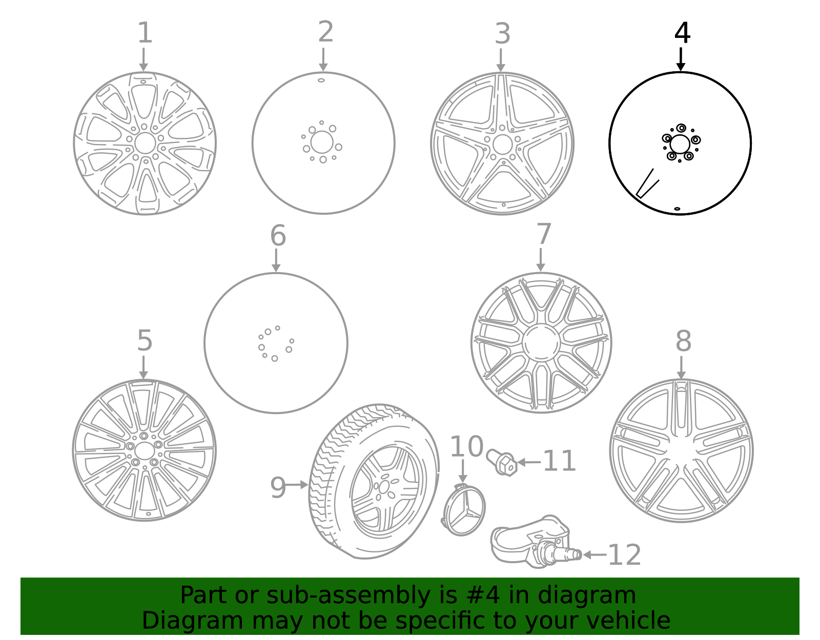 Genuine OEM Wheel AMG 5-Twin-Spoke 48.3 Cm (19 Inch) | 213-401-21-00 ...