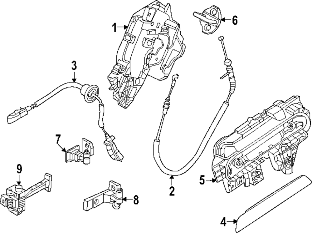 Genuine BMW 51-22-5-A16-0C4 | Lock Assembly | FREE Shipping on Most ...