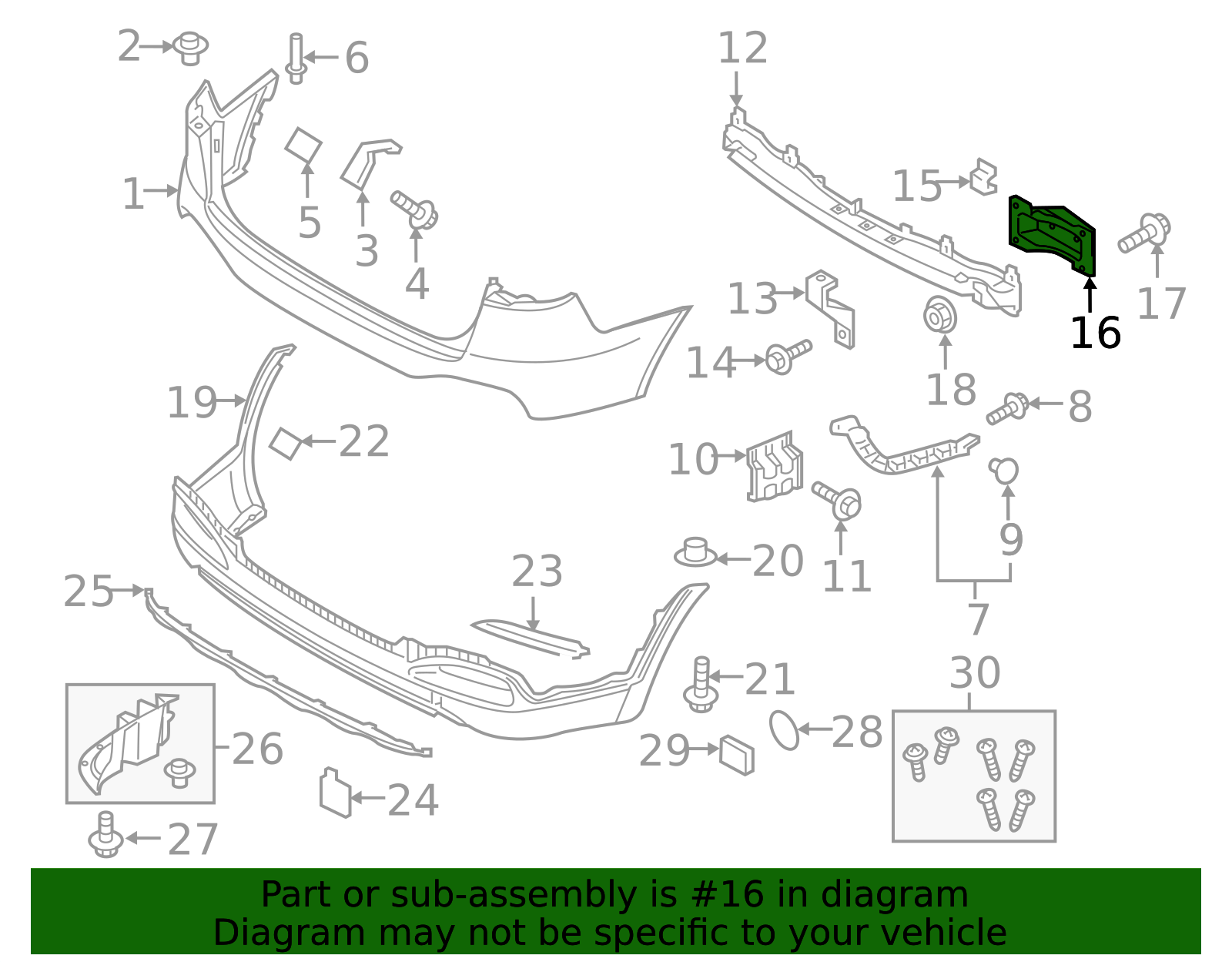 2016-2018 Kia Sorento Mount Bracket - Passenger Side (RH) 86642-C6000 ...