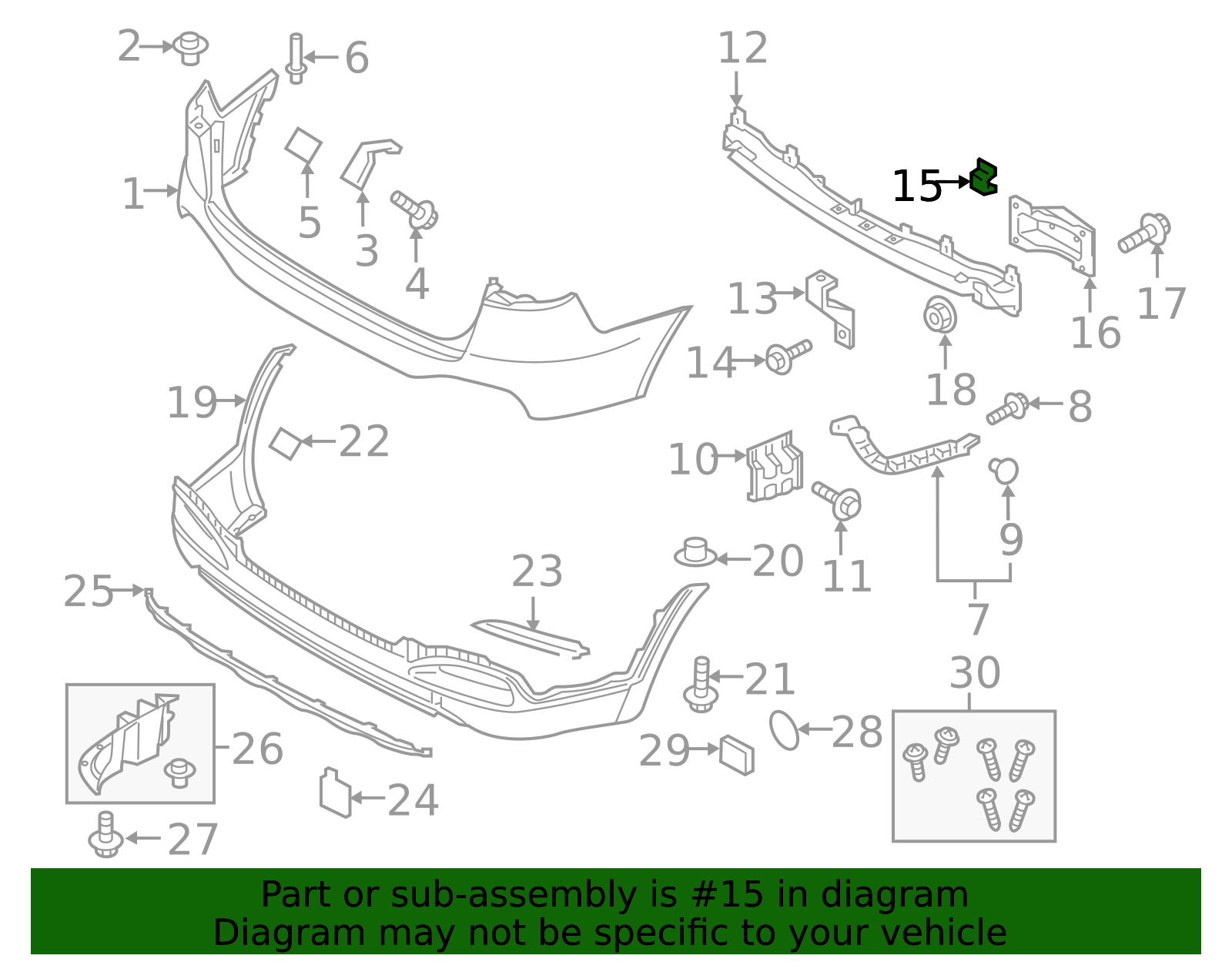 86635-C6000 - Impact Bar Lower Bracket 2016-2018 Kia Sorento | Kia ...
