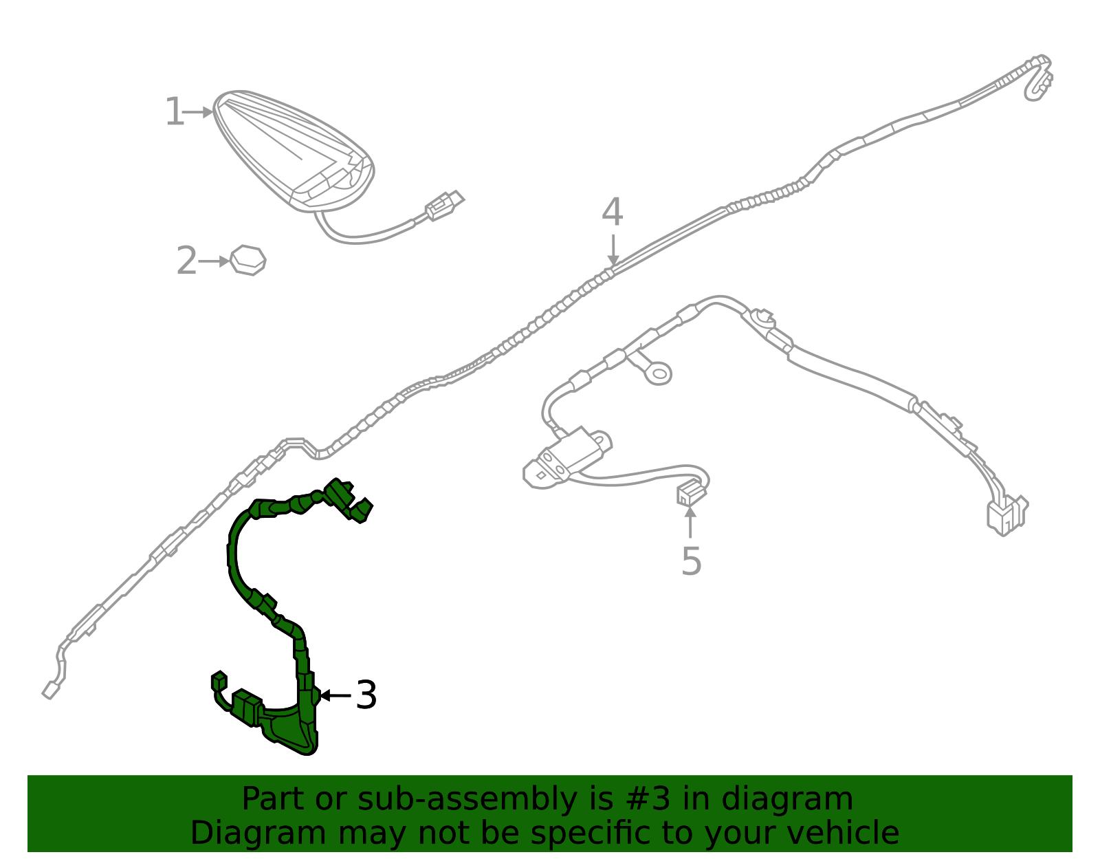 82143-WB002 - Antenna Cable 2019 Toyota Yaris | Toyota San Diego Parts