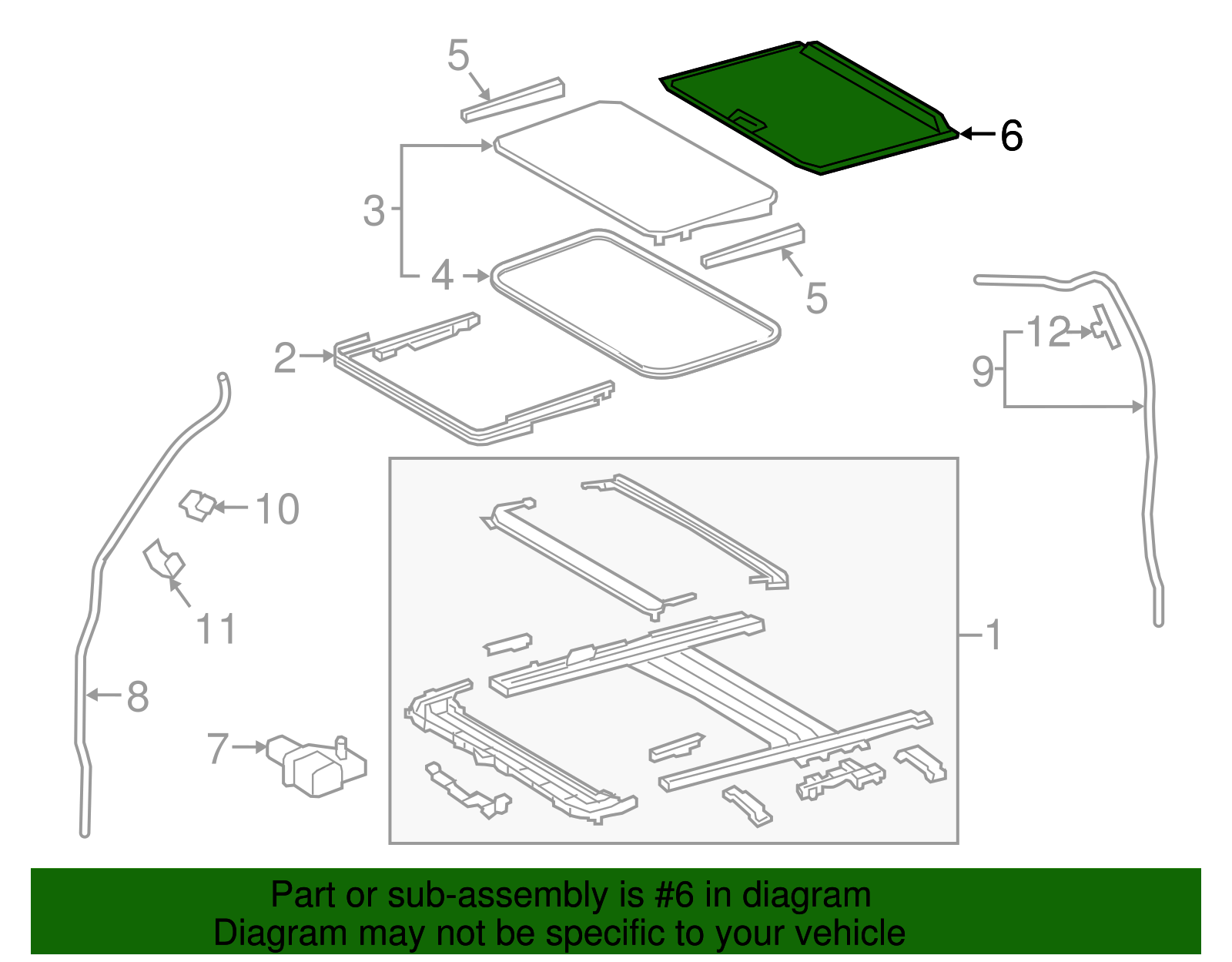 2016-2023 Toyota Tacoma Sunshade 63306-04010-B0 | Parts AutoNation ...