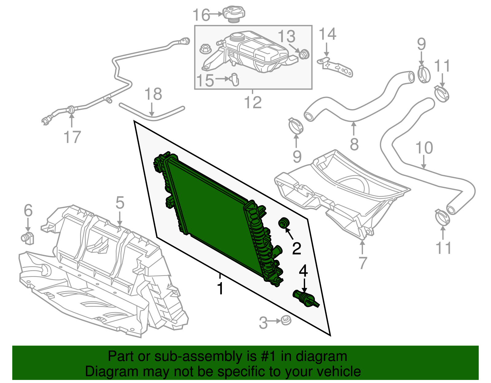 23267151 - Radiator - 2014-2019 Chevrolet Corvette | World Parts Direct
