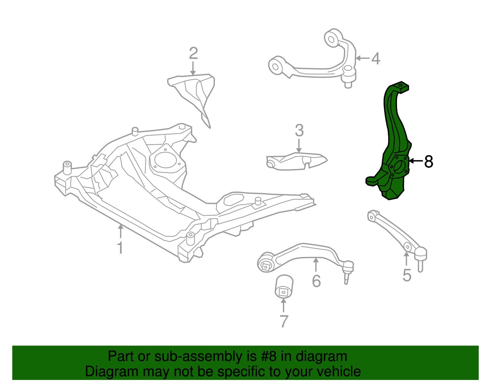 31216775768 - 2009-2017 BMW Steering Knuckle (31-21-6-775-768) | BMW of ...
