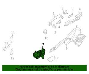 80670-6RA0A - High-Quality Handle, Inside for 2021-2025 Nissan ...