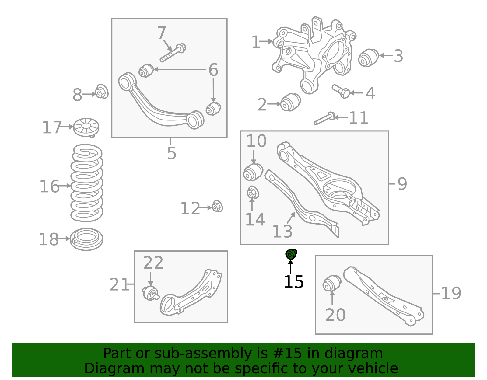 55499-F6000 - Lower Control Arm Damper 2017-2020 Kia Cadenza | Kia ...