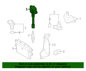22448-5RB0A - Ignition Coil 2012-2019 Nissan | Official Nissan Parts Store
