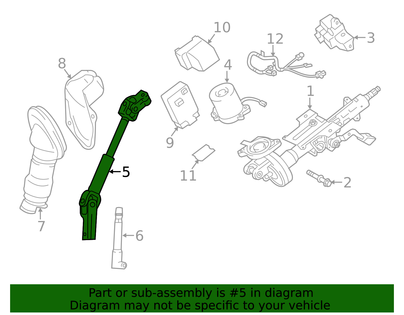 2013-2018 Toyota RAV4 Intermediate Shaft 45260-42110 | Toyota Parts Center