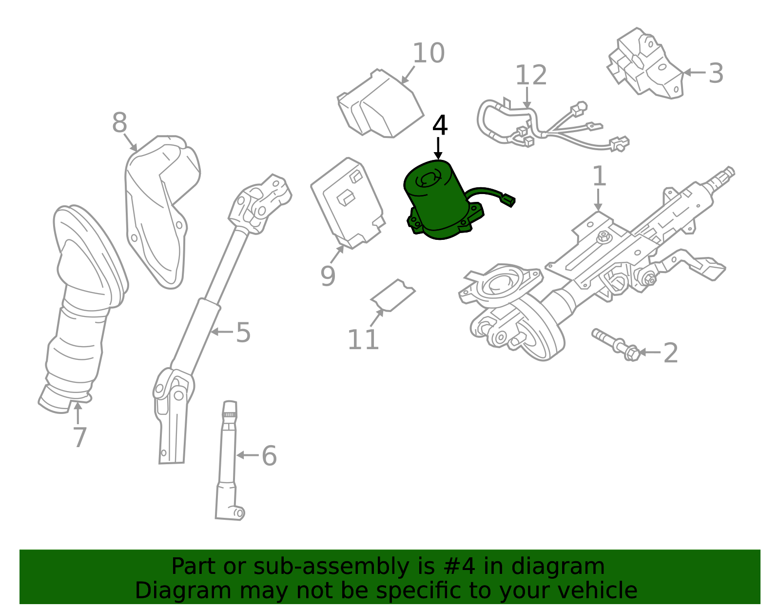 2013-2018 Toyota RAV4 Motor Assembly 80960-0R030 | Toyota Parts Center
