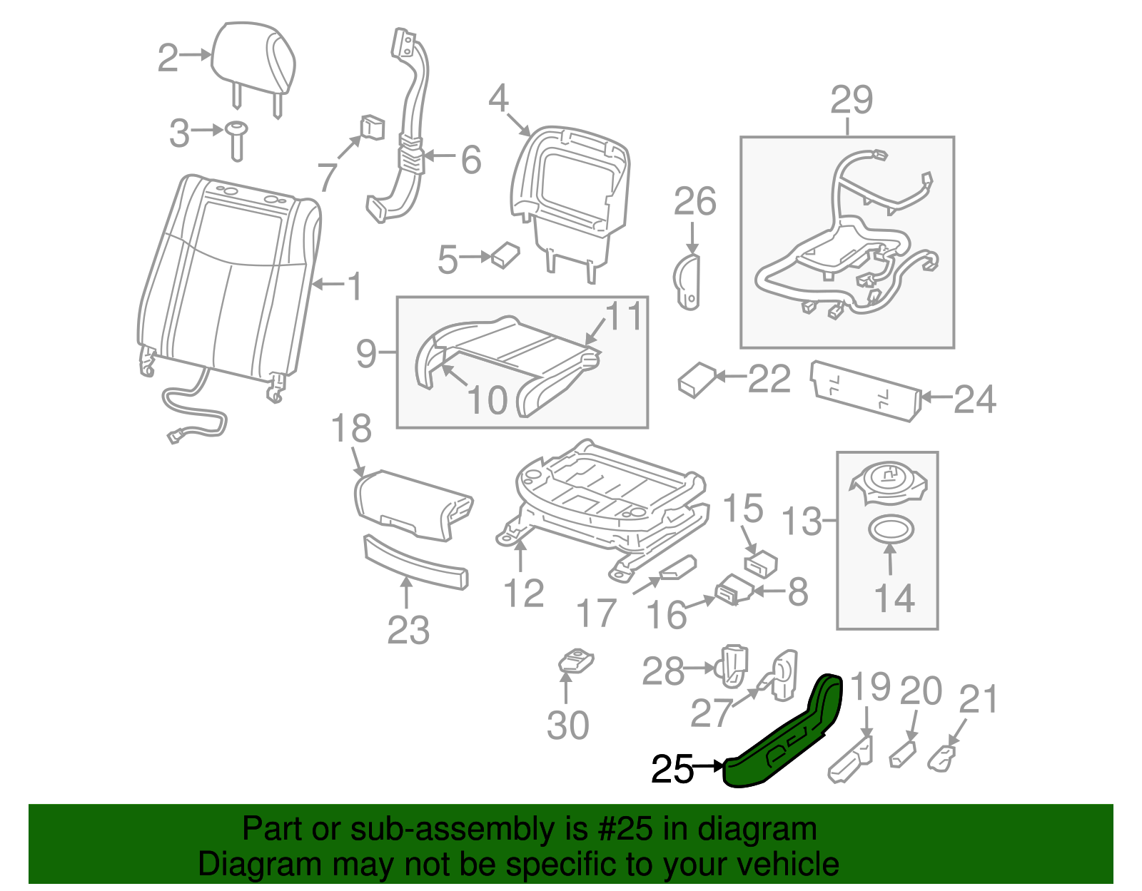 2009-2011 Nissan Maxima Side Cover 87381-9N10C | Nissan RVA