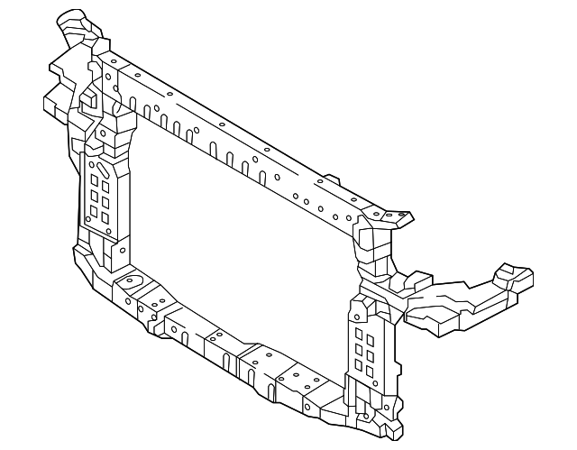 64101-R5500 - Radiator Support 2024-2025 Kia Sorento | Kia.Parts Store