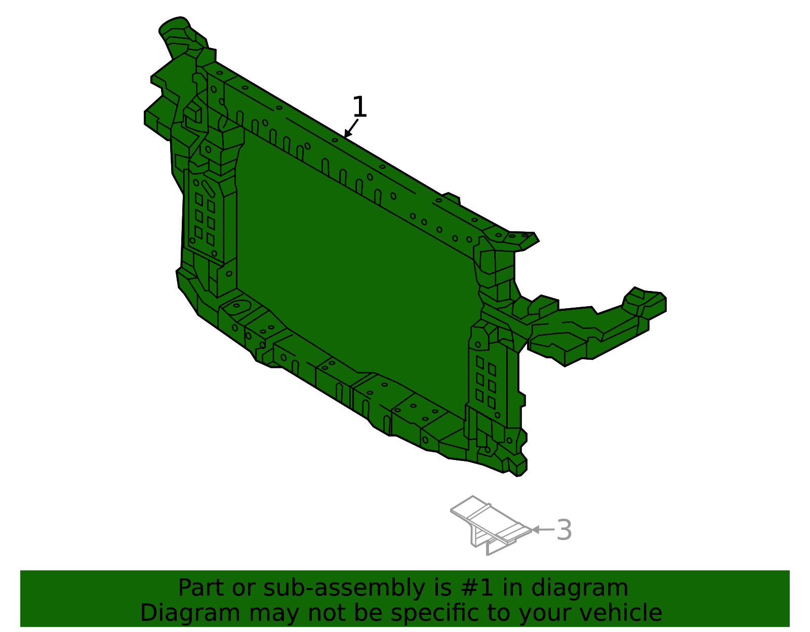 64101-R5500 - Radiator Support 2024-2025 Kia Sorento | Kia.Parts Store