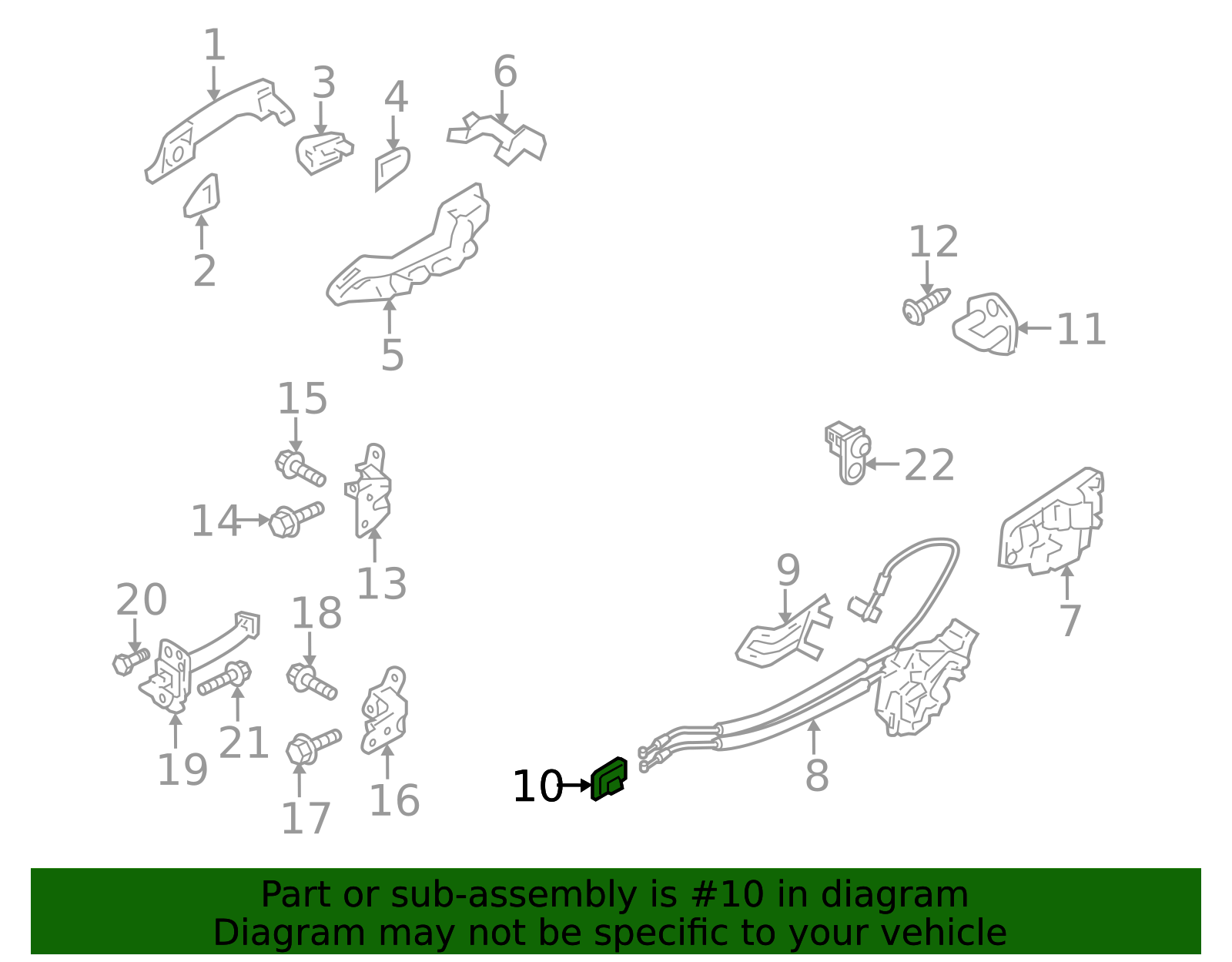 82630-3S000 - High-Quality Lock Connector for 2011-2015 Hyundai Sonata ...