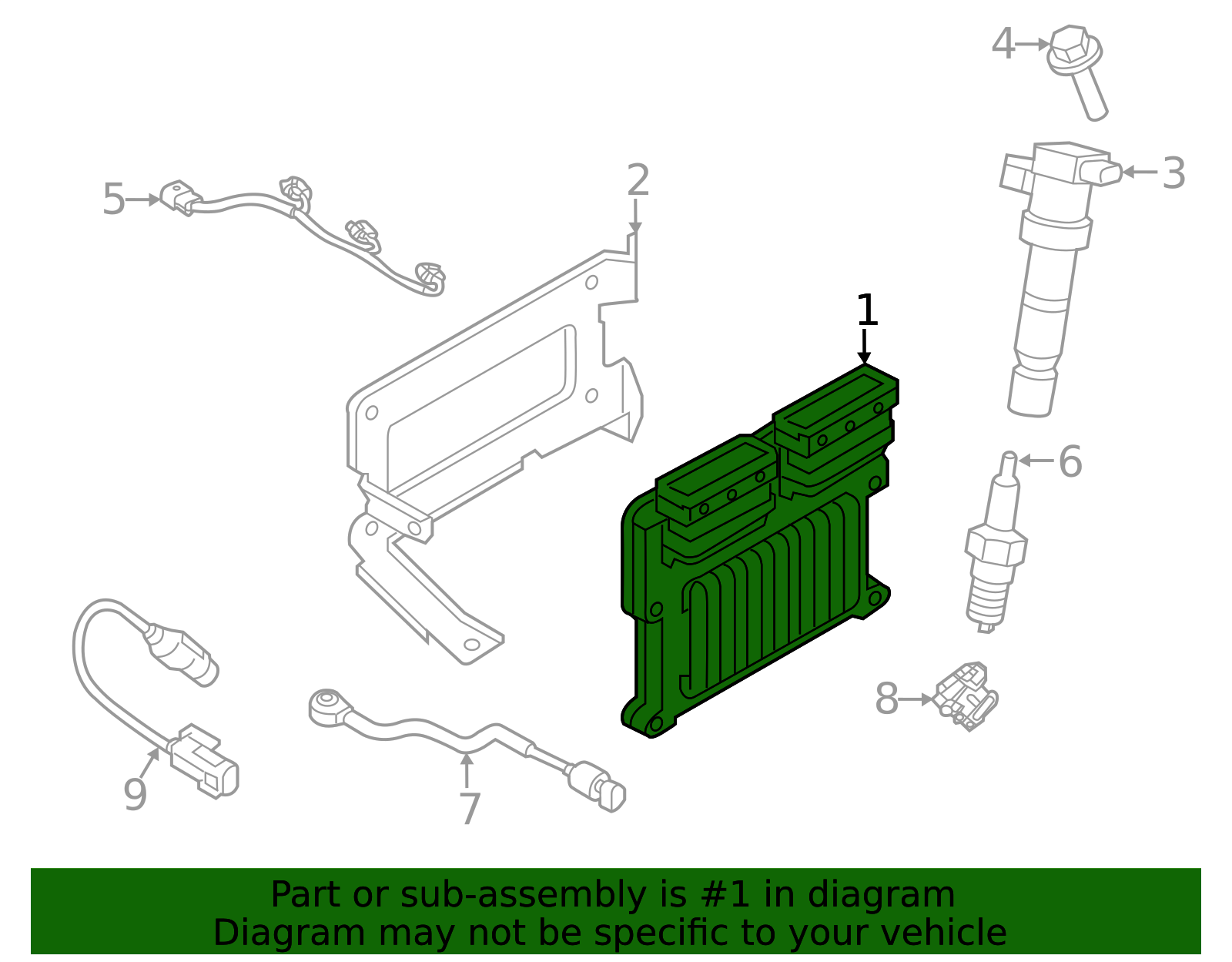 39102-3LNN5 - Ecm 2023-2024 Kia Telluride | Kia.Parts Store
