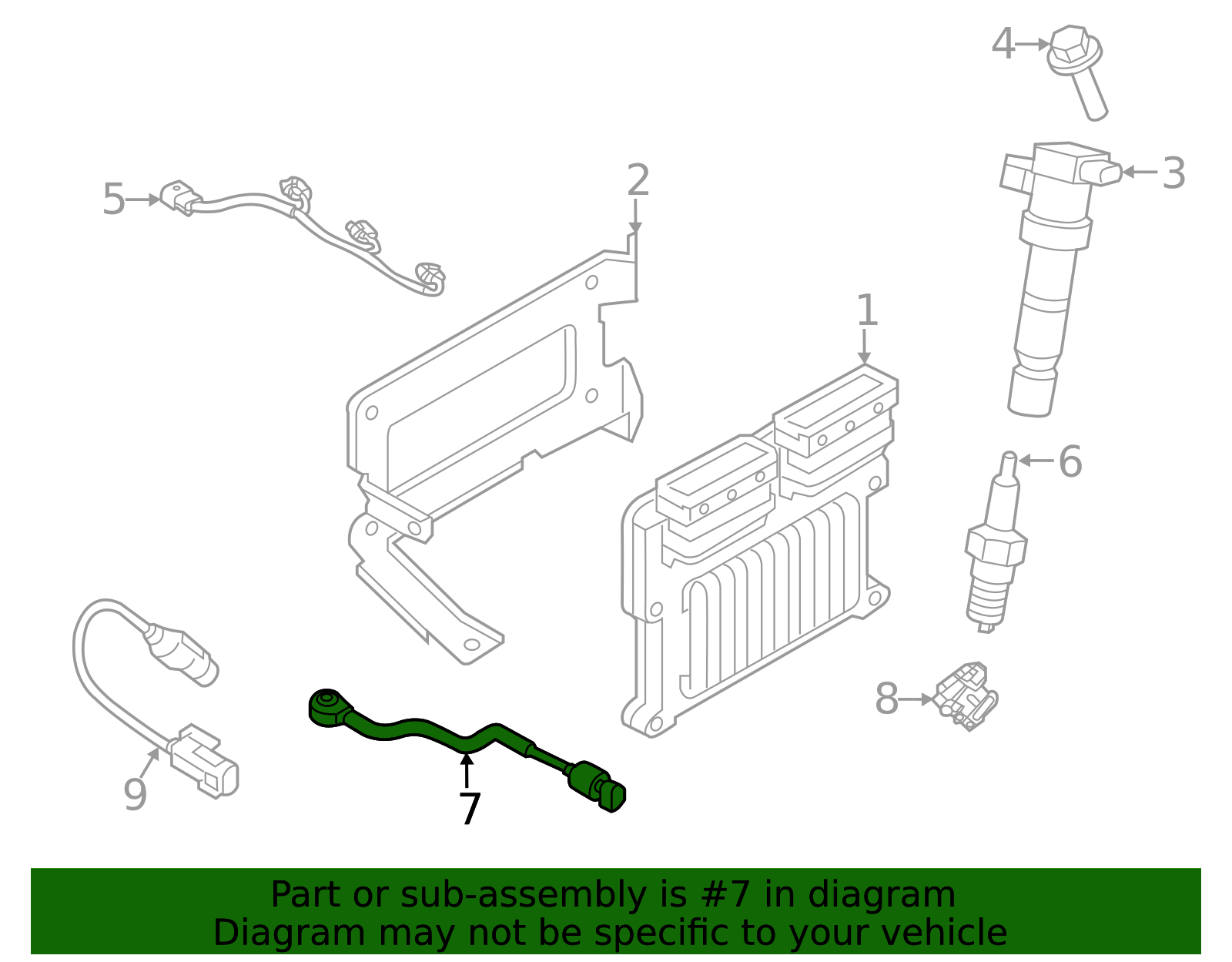 2017-2025 Kia 2017-2024 Kia - Knock Sensor 39320-3L100 | World Kia Parts
