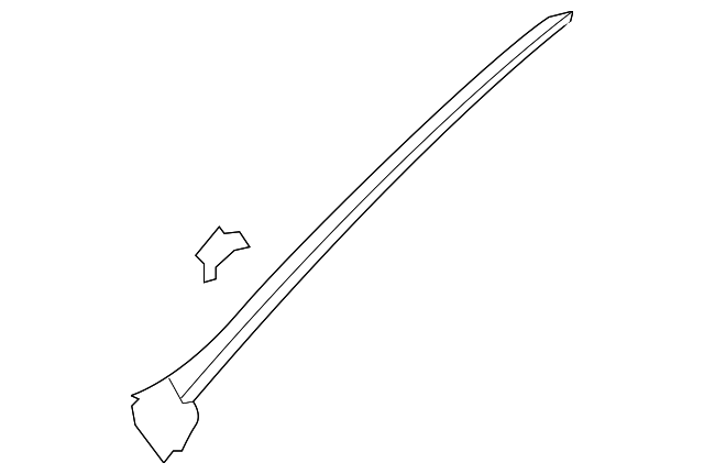 2016-2025 Honda Windshield Molding, Left 73162-TG7-A02 | Honda ...