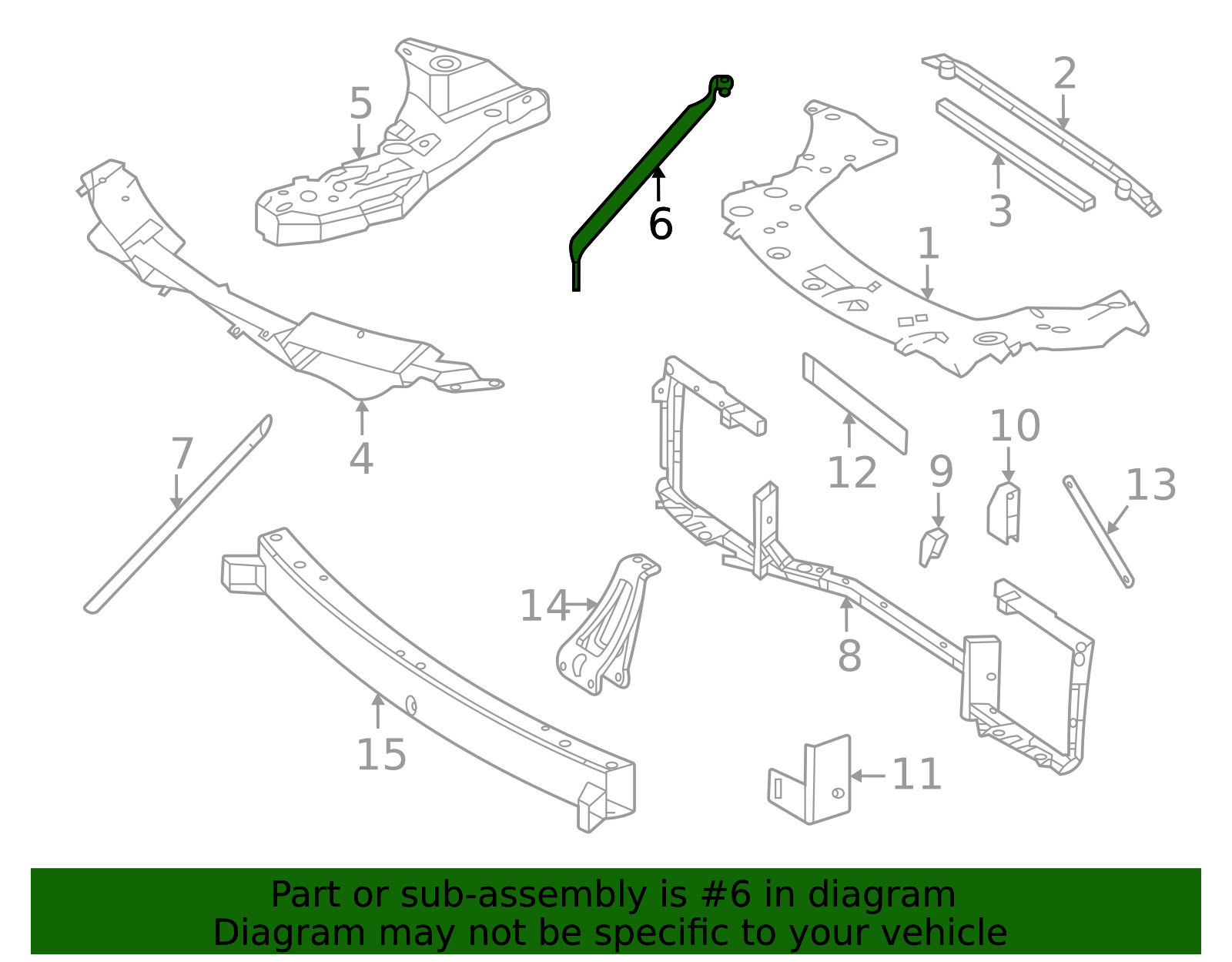 2016-2021 Mercedes-Benz Front Brace 190-620-02-02 | Mercedes-Benz ...