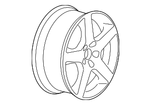 30681518 - Aluminum Rim - Canicula - 7 X 17in - Polished - 2008-2018 ...