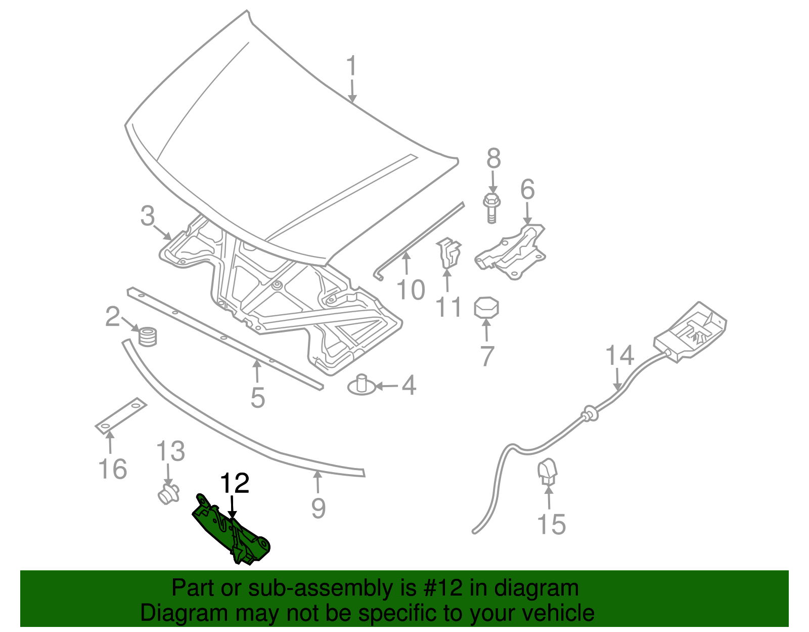 2008-2012 Nissan Pathfinder Lock 65601-ZS00A | Nissan Parts Central