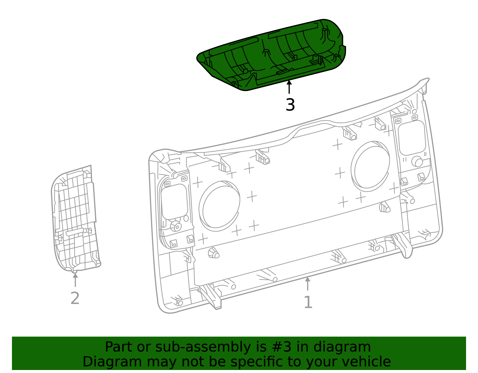 2021-2025 Toyota Sienna Upper Gate Trim 67939-08030 | Toyota Parts Center