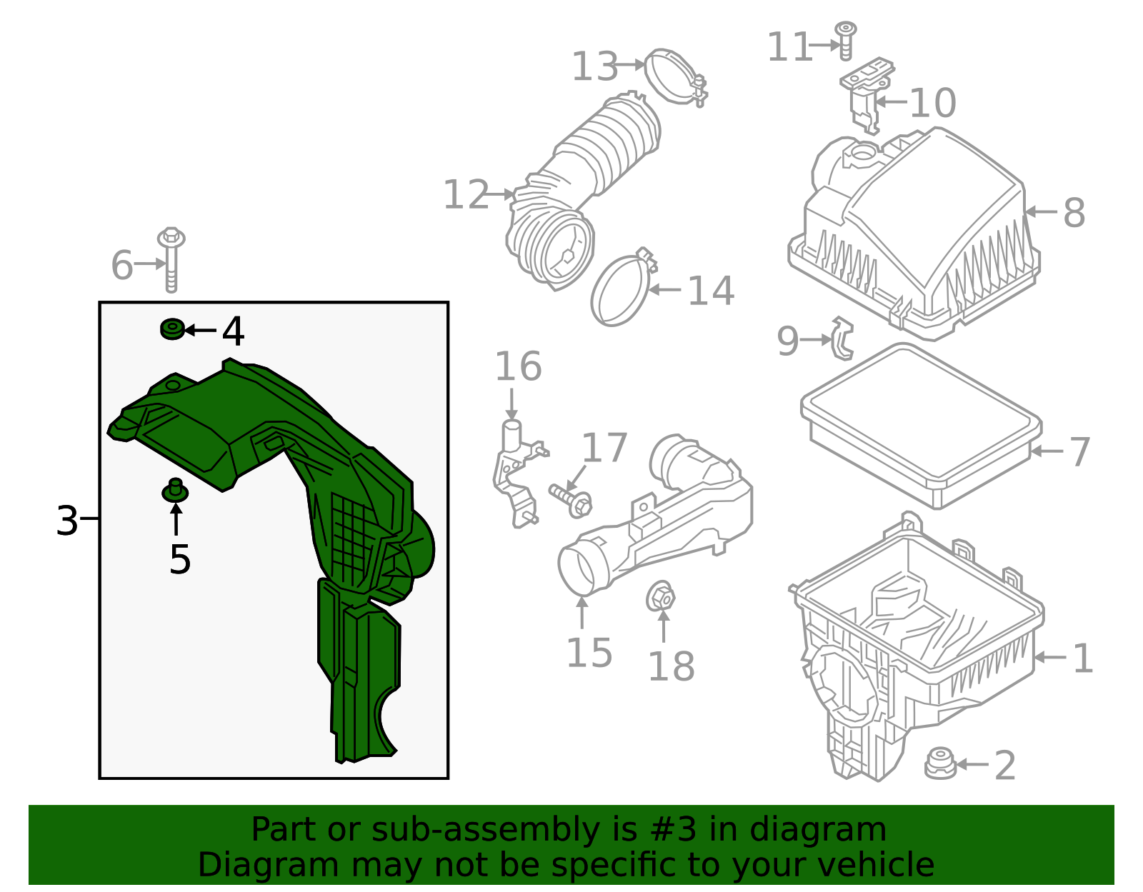 PYML-13-200 - 2018-2021 Mazda 6 - Inlet Duct | Mazda Part Direct