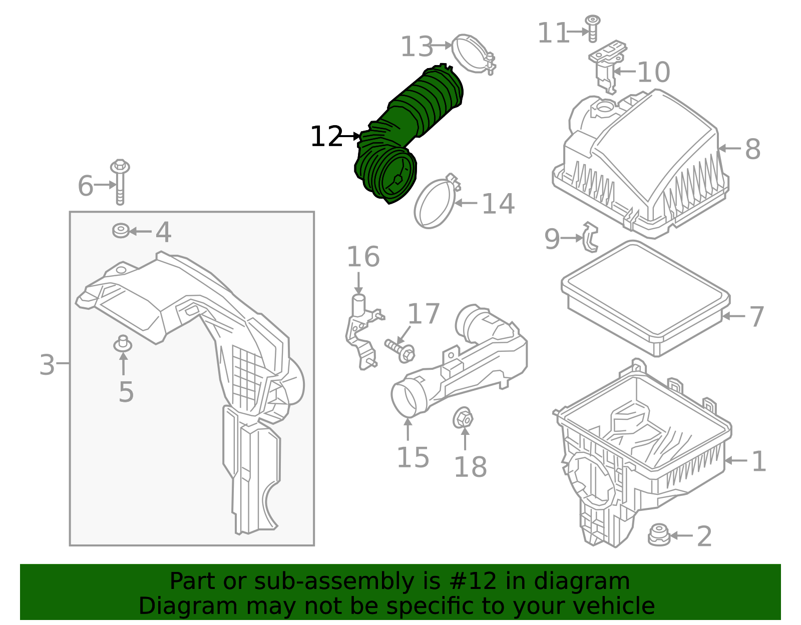 PYML-13-200 - 2018-2021 Mazda 6 - Inlet Duct | Mazda Part Direct