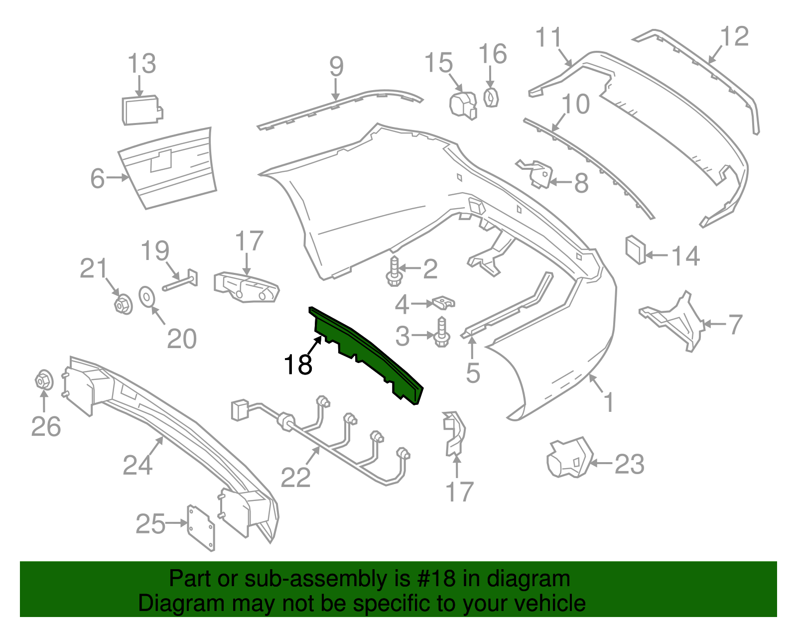 207-885-15-65 - Bumper Impact Absorber 2014-2017 Mercedes-Benz | Mercedes-Benz Premier Parts