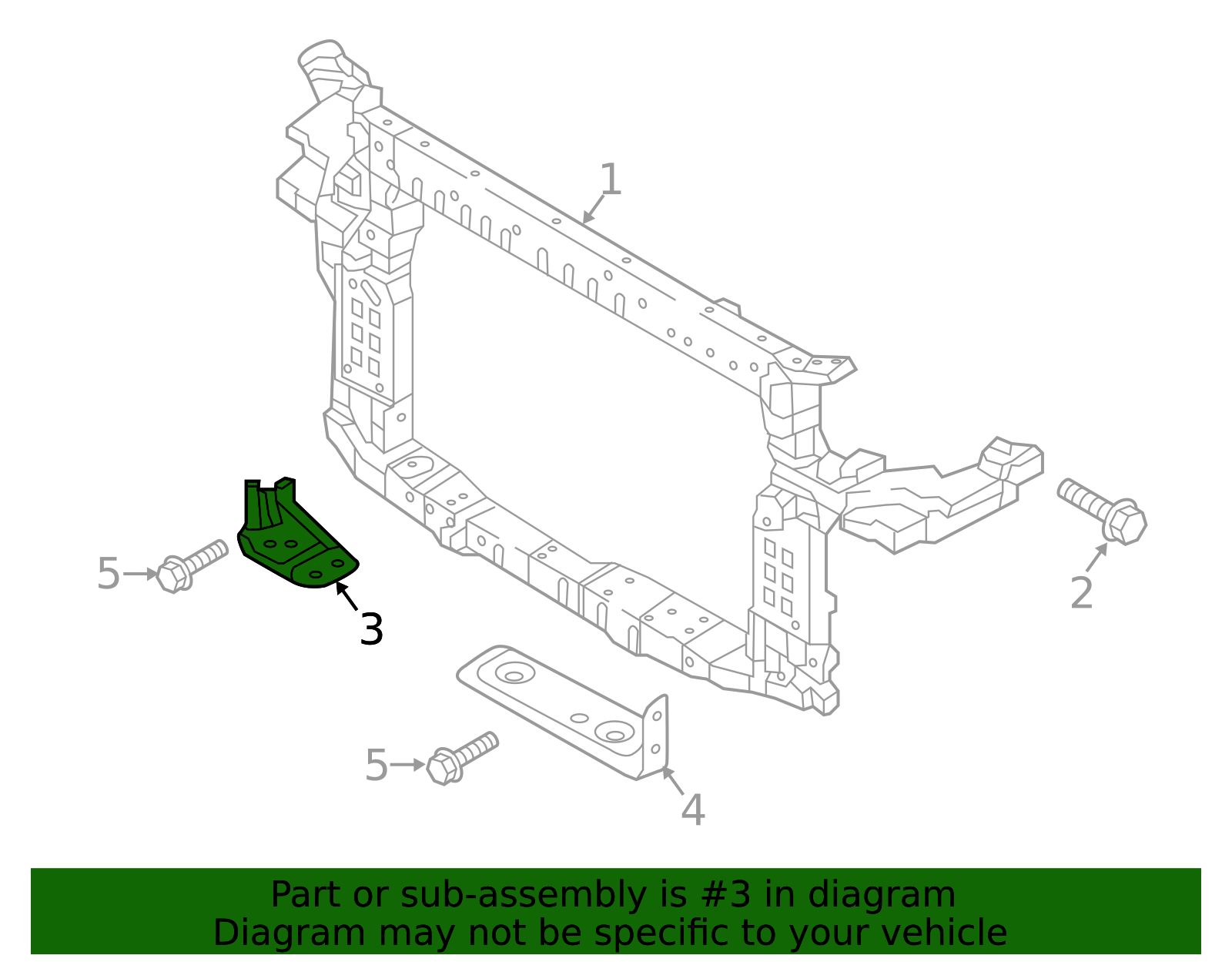 2016-2018 Kia Sorento Lower Reinforced - Passenger Side (RH) 64146 ...