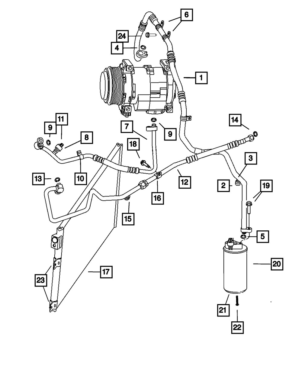 2003-2017 SRT Viper OEM NEW 2003-2017 Mopar Dodge Viper A/C Compressor ...