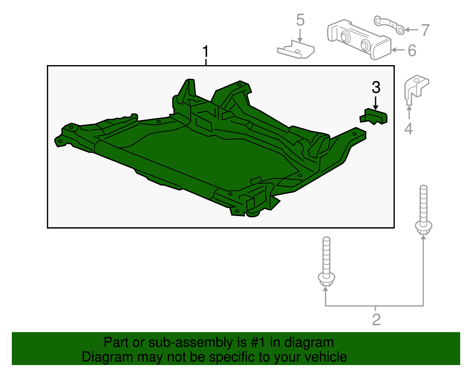 50200-TR0-A02 - Engine Cradle | All Discount Parts Store