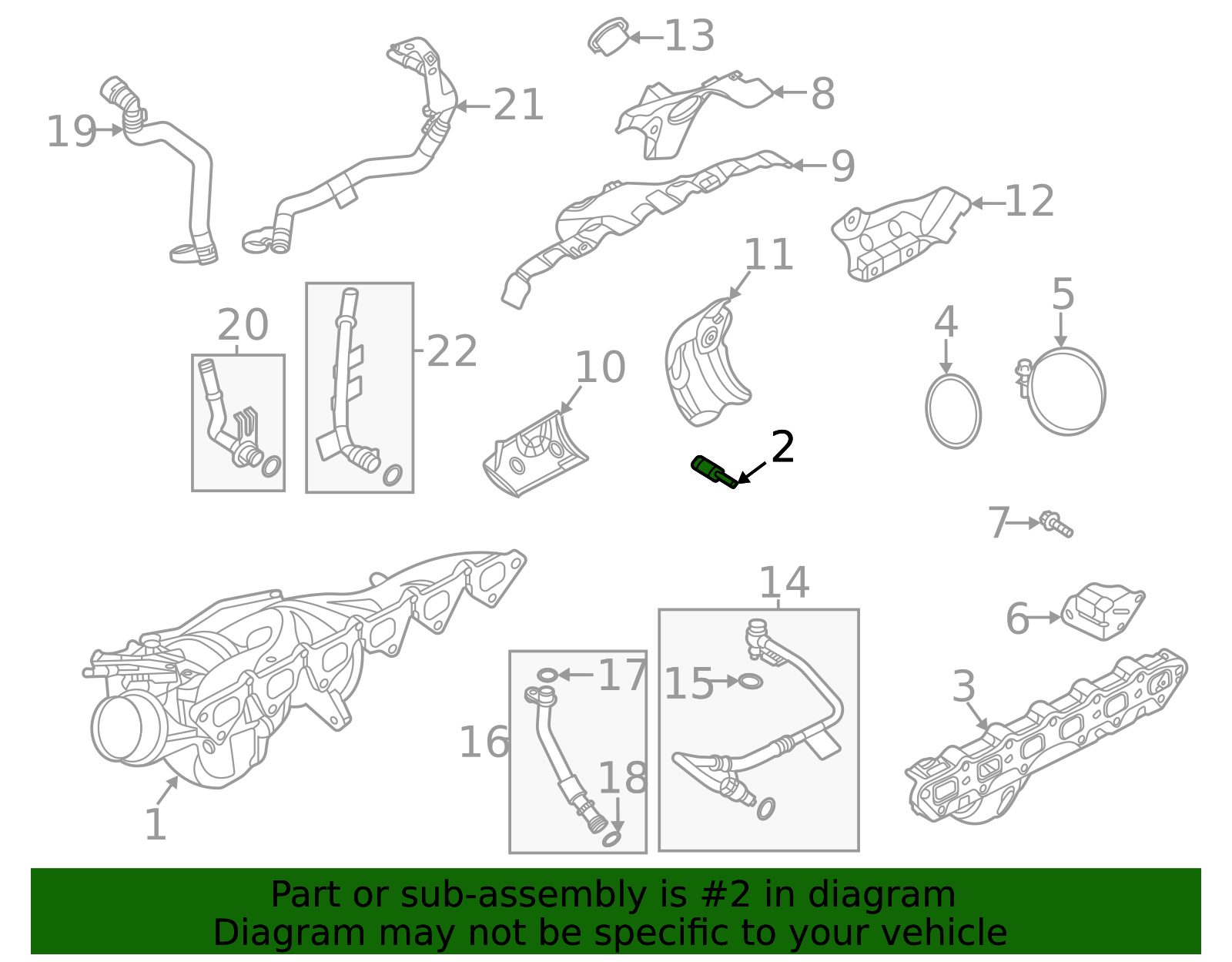 2020-2023 Land Rover | Turbocharger Bolt | LR121352 | Express Land ...