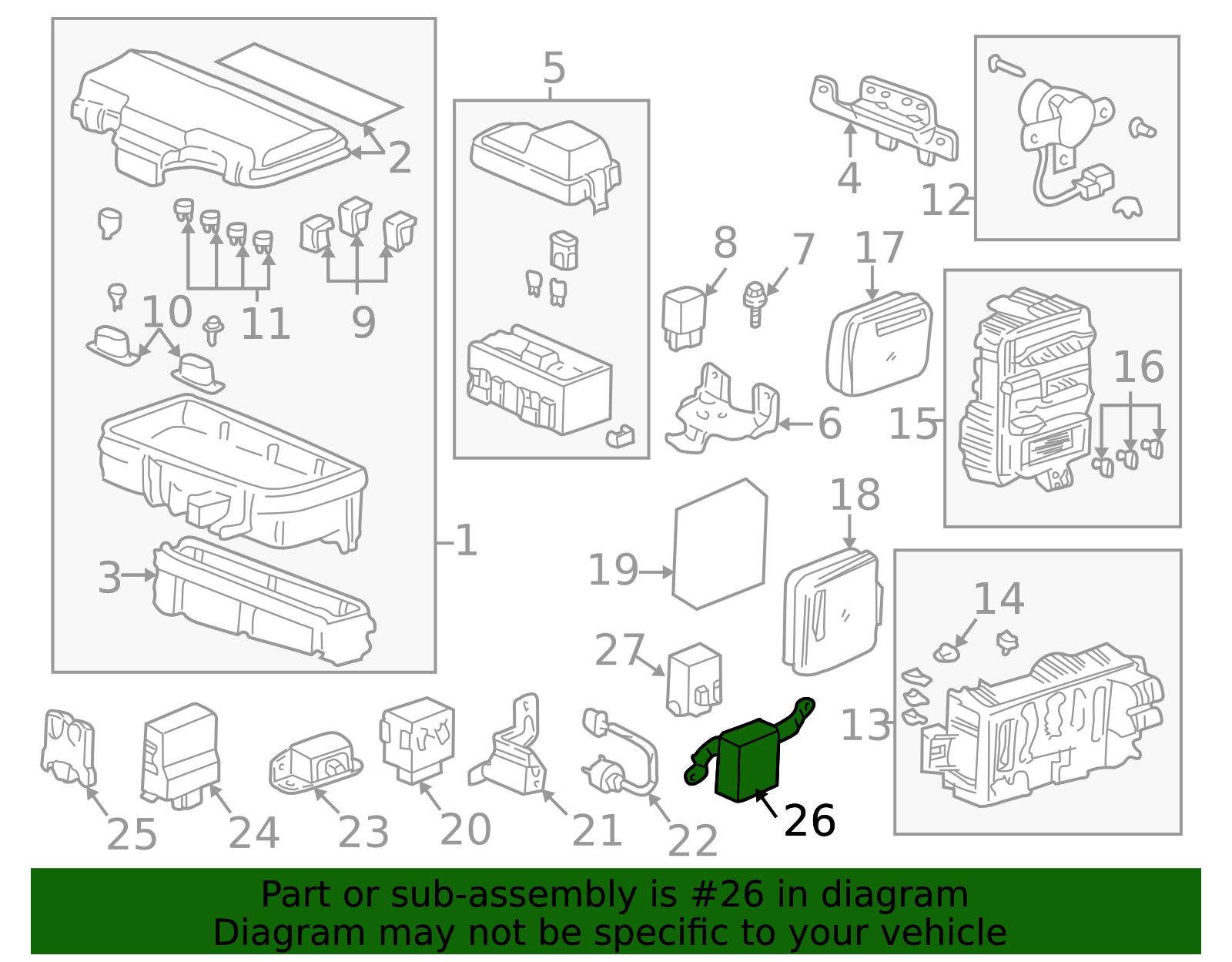 Genuine OEM Acura - Control Module Part# 72256-S0K-A01 | Acura Parts ...