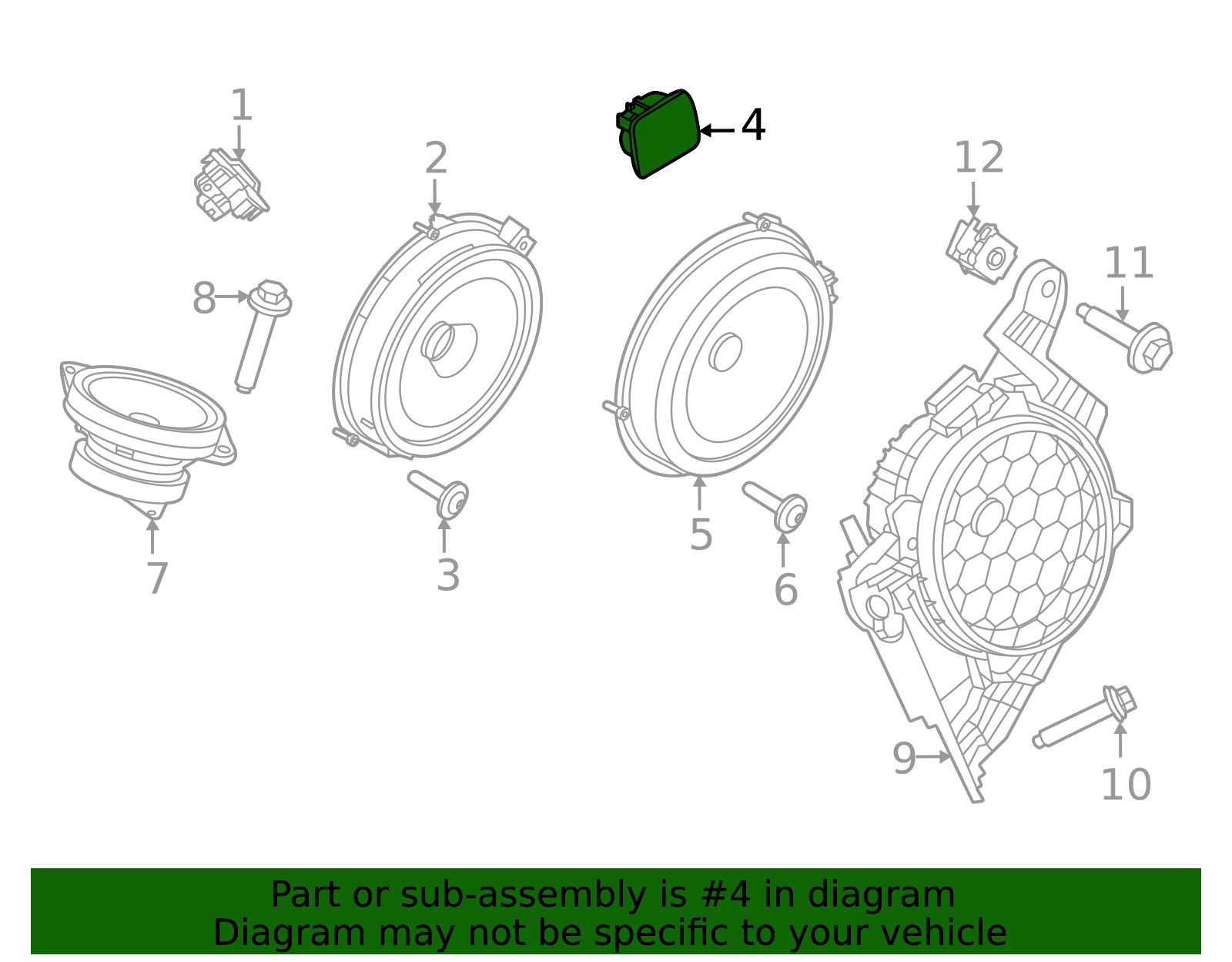 OEM Speaker LJ8Z-18978-CD - Restore Crisp Sound Quality | AutoNation Parts
