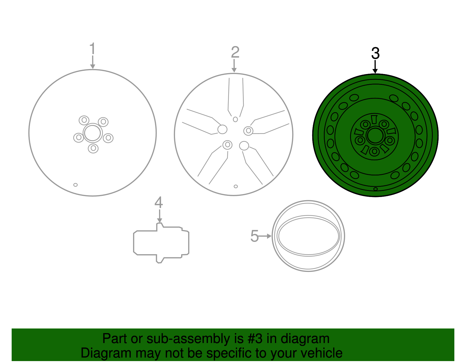 2018 Toyota Camry Wheel Alloy 17 Inch 42611-33C60 | Toyota San Diego Parts
