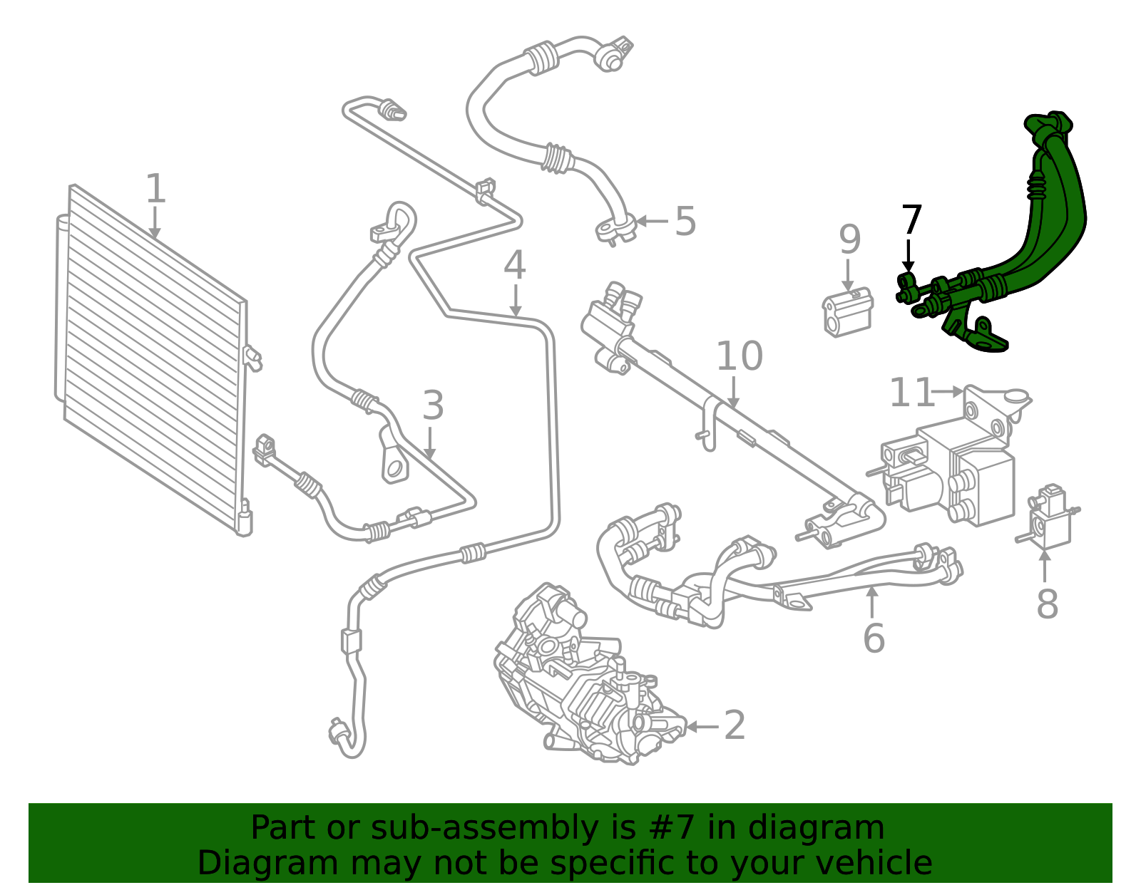 2025 Mercedes-Benz G 580 Hose & Tube Assembly 465-830-44-01 | Parts ...