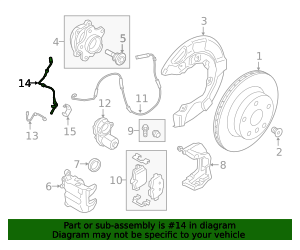 34-52-6-894-815 - 2019-2024 BMW - ABS Sensor | Buy BMW Parts Now