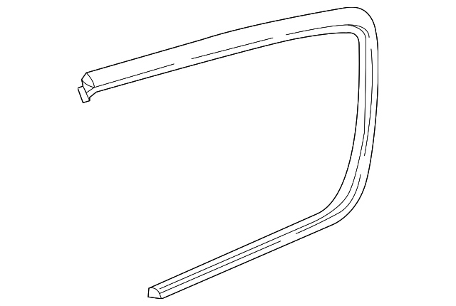 2017-2024 Chrysler Window Molding 68497494AB | Mopar Parts Canada