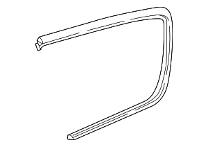 2017-2024 Chrysler Window Molding 68497494AB | Mopar Parts Canada